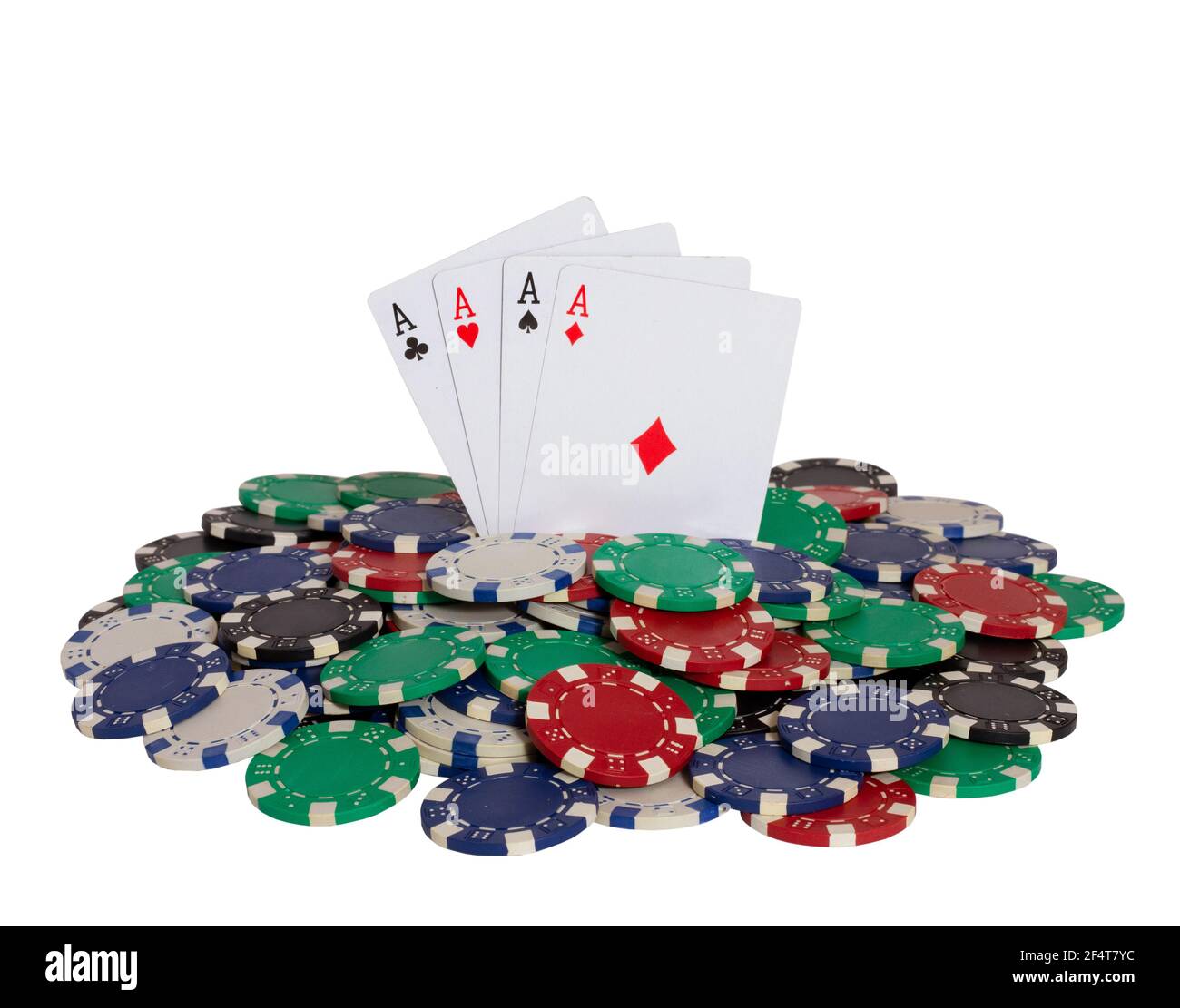 Casino gaming chips playing cards Cut Out Stock Images & Pictures - Alamy