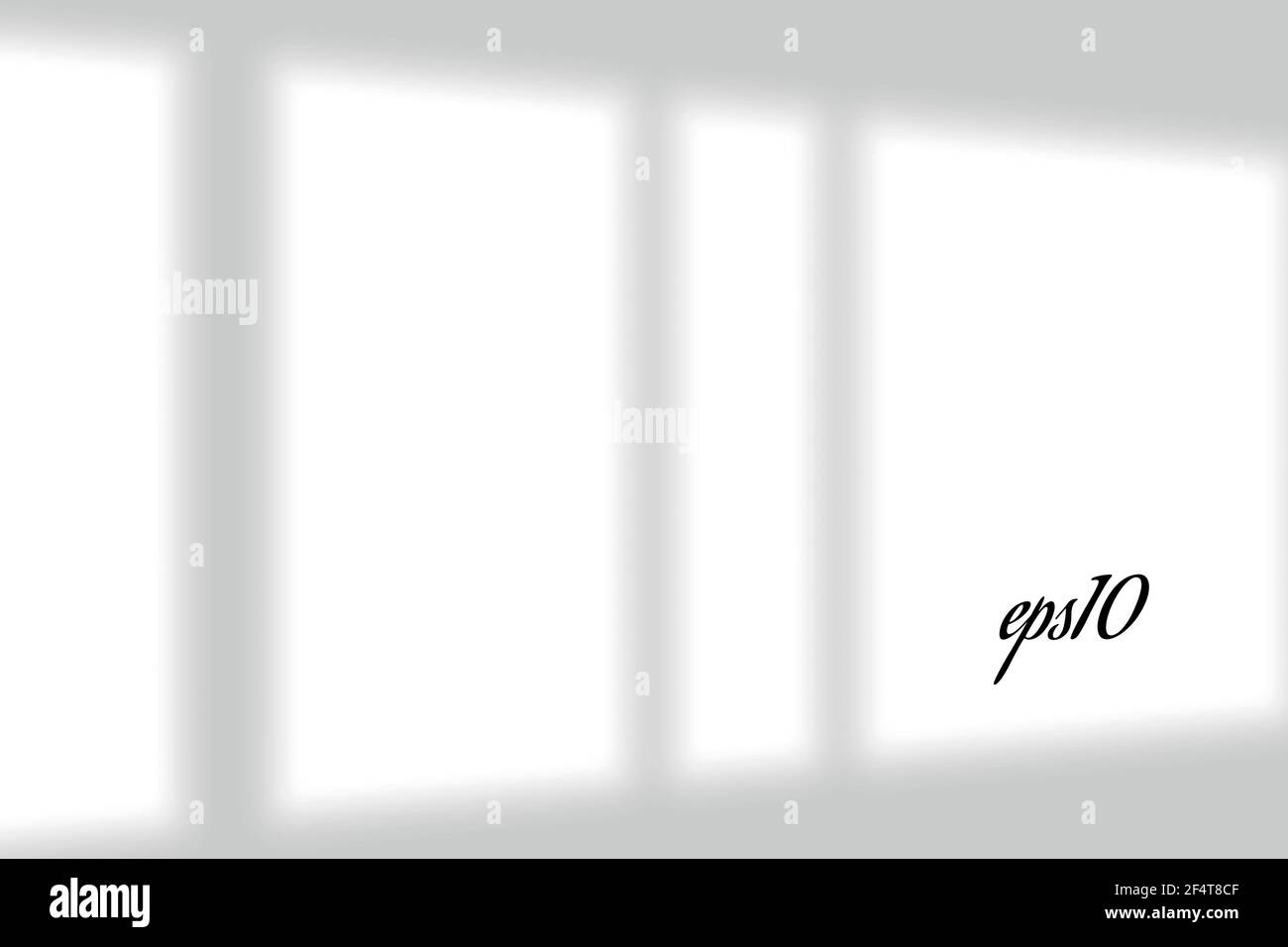 Realistic window shadow. Multiply Overlay effect. Long shadow light on ...