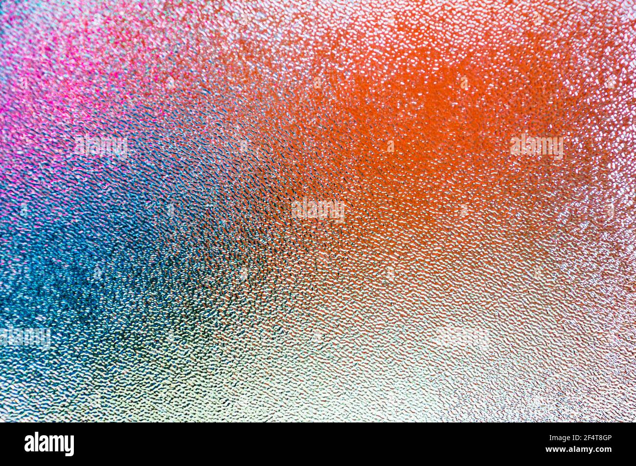 The frosted glass on the window, the distance for the outdoor fuzzy ...