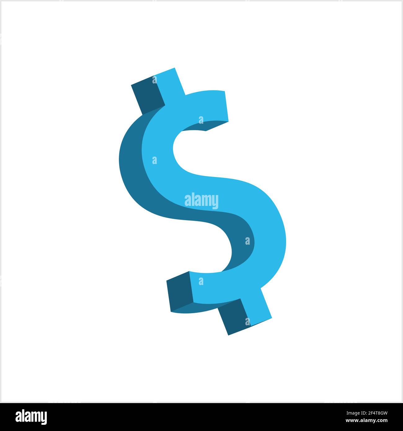 Dollar Icon Design Vector Art Illustration Stock Vector Image & Art - Alamy
