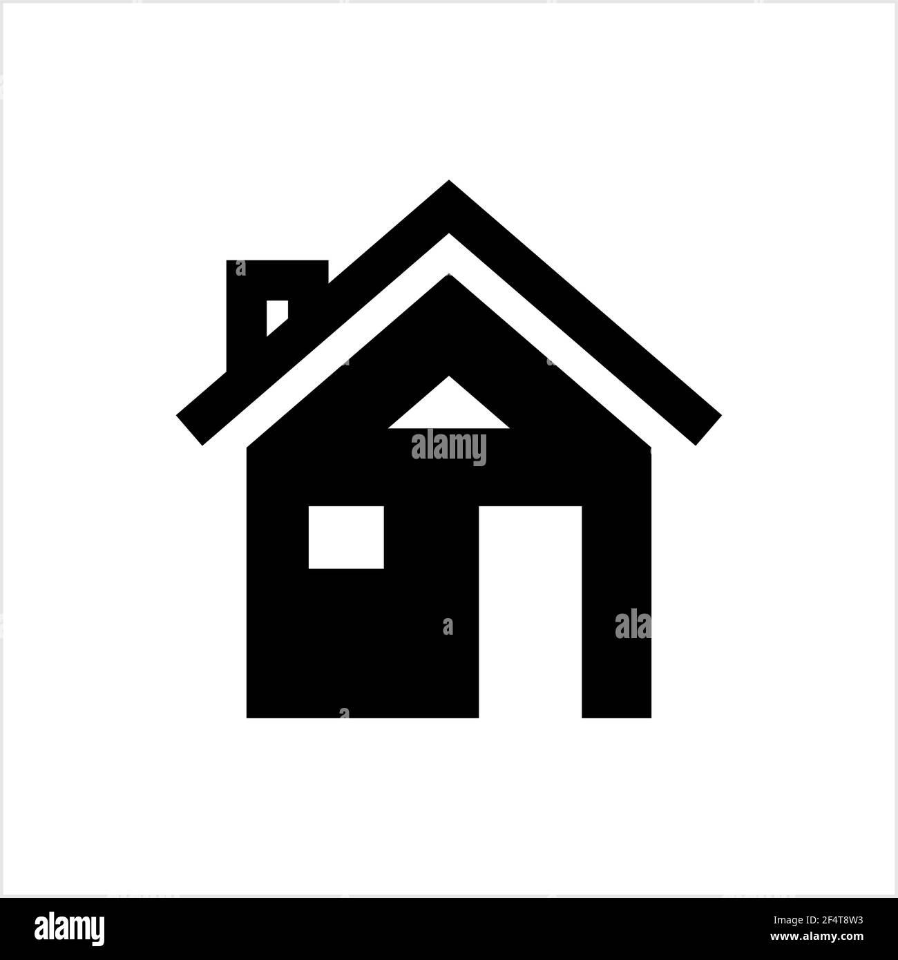 Home Icon , House Vector Art Illustration Stock Vector Image & Art - Alamy