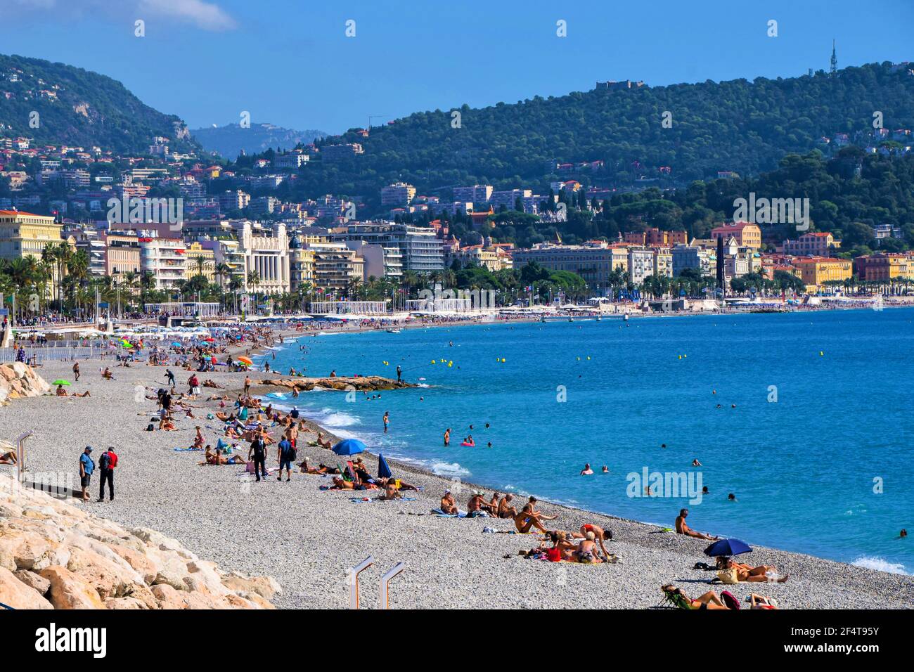 People on the beach in nice hi-res stock photography and images - Alamy