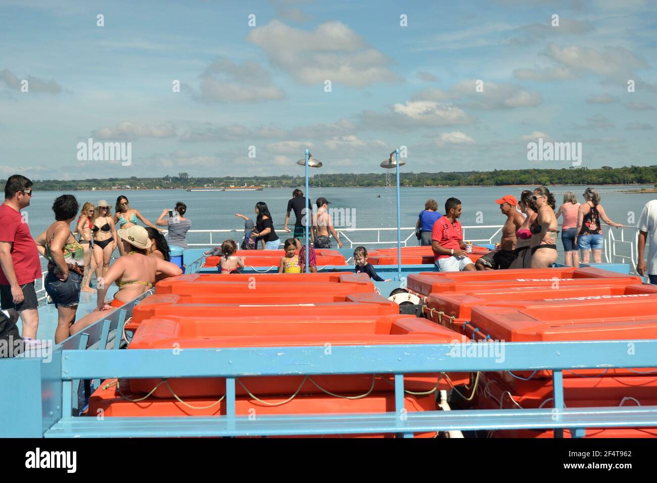 Brazil boat girl hi-res stock photography and images - Alamy