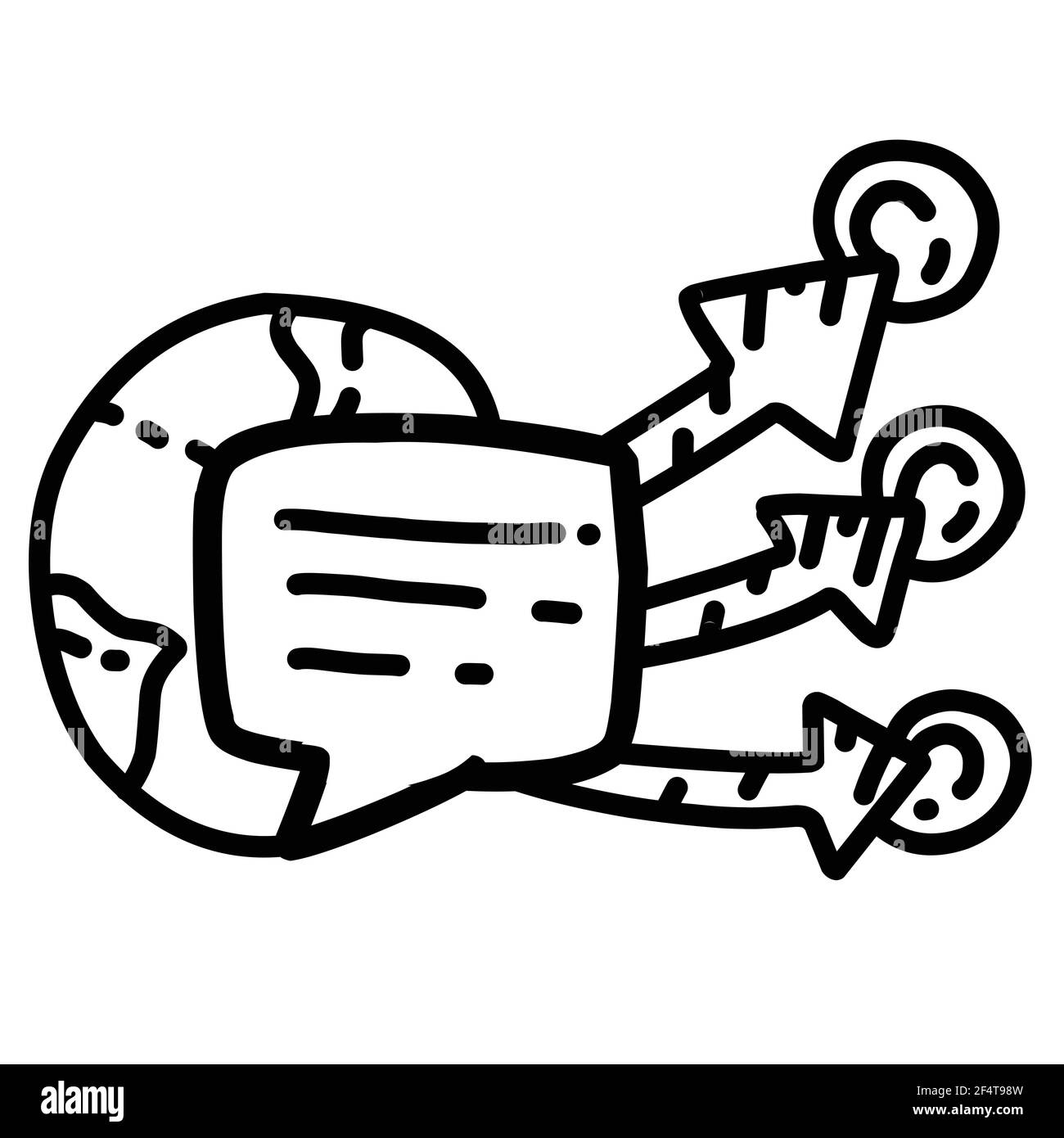 Seo search hand icon Cut Out Stock Images & Pictures - Alamy