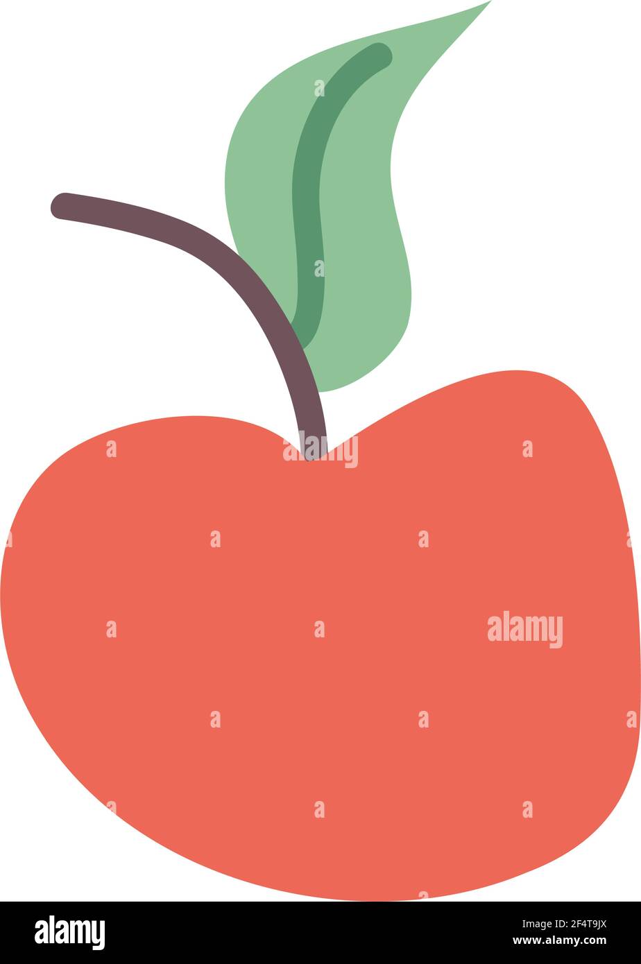 apple abstract art style icon Stock Vector Image & Art - Alamy