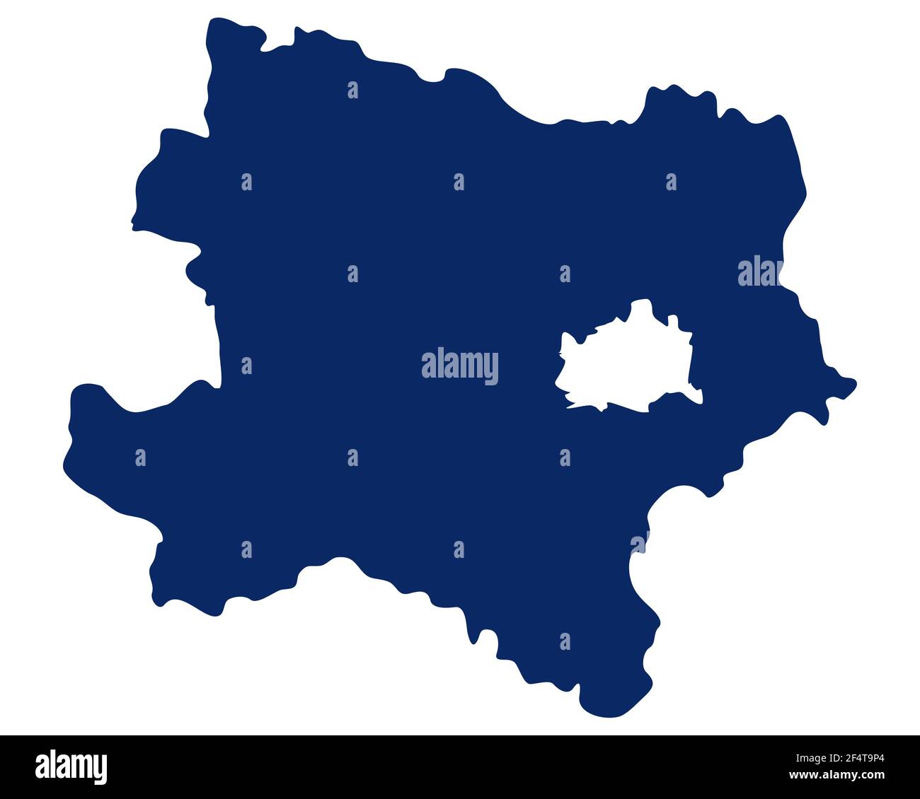 Lower austria map Cut Out Stock Images & Pictures - Alamy