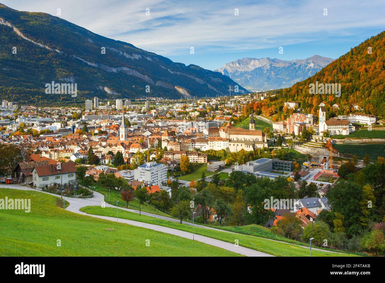 Chur city geo rhine valley hi-res stock photography and images - Alamy