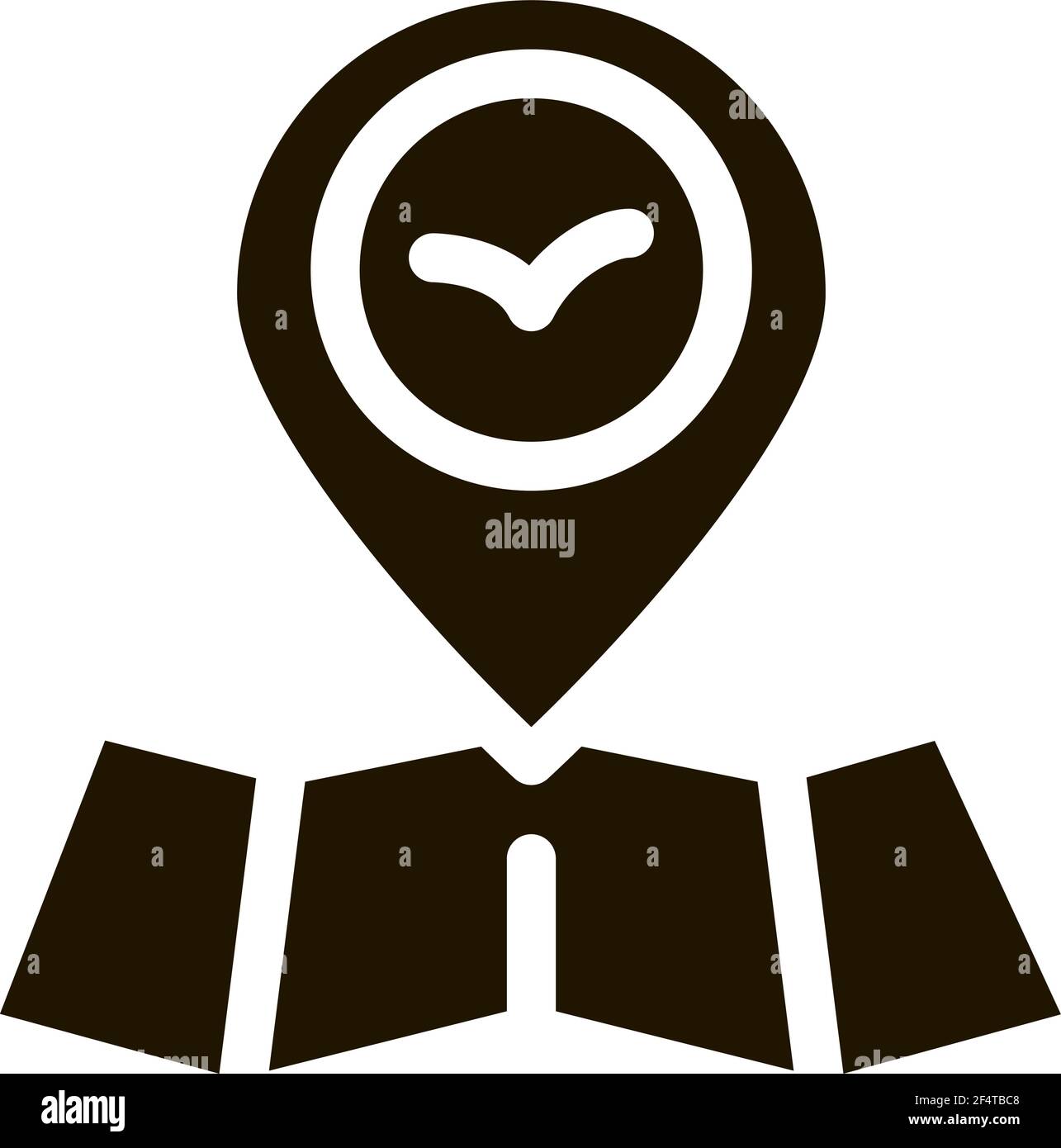 Bird Gps Mark Pin On Map Icon Vector Stock Vector Image & Art - Alamy