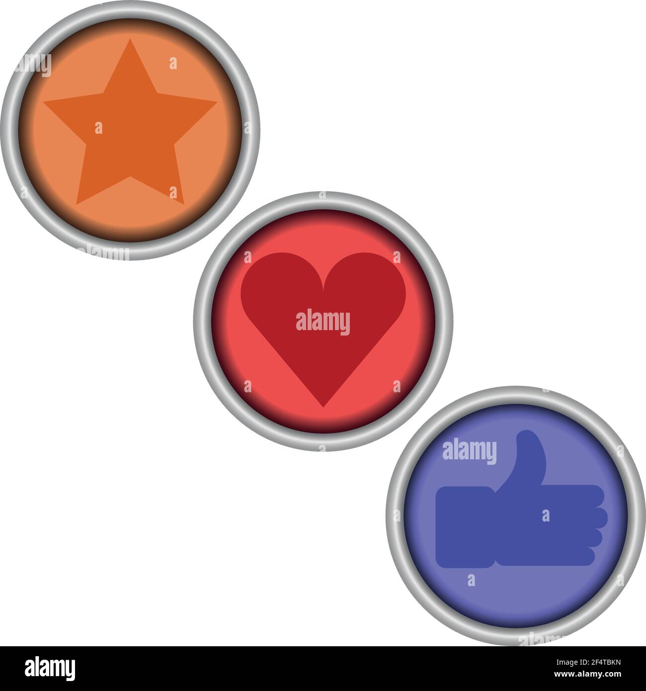 Facebook like symbol Stock Vector Images - Alamy