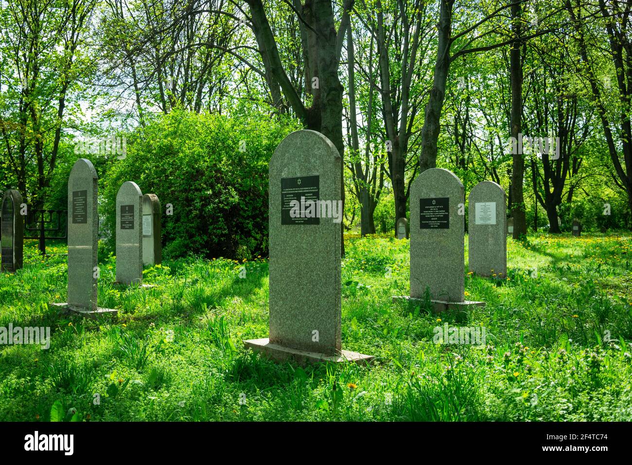 Graves of the jewish cemetery hi-res stock photography and images - Alamy