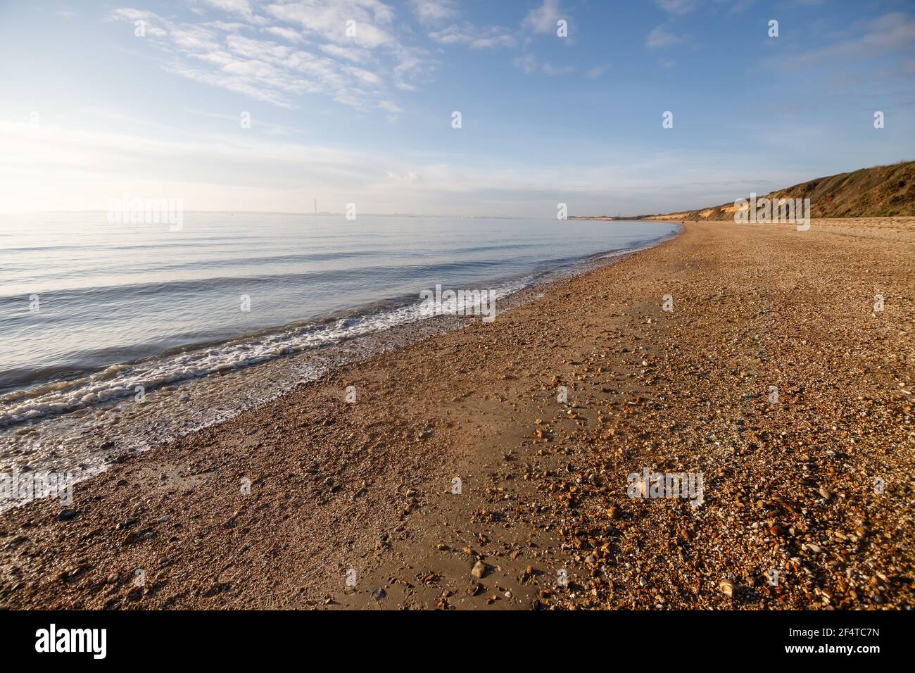 An empty beach in portsmouth hi-res stock photography and images - Alamy