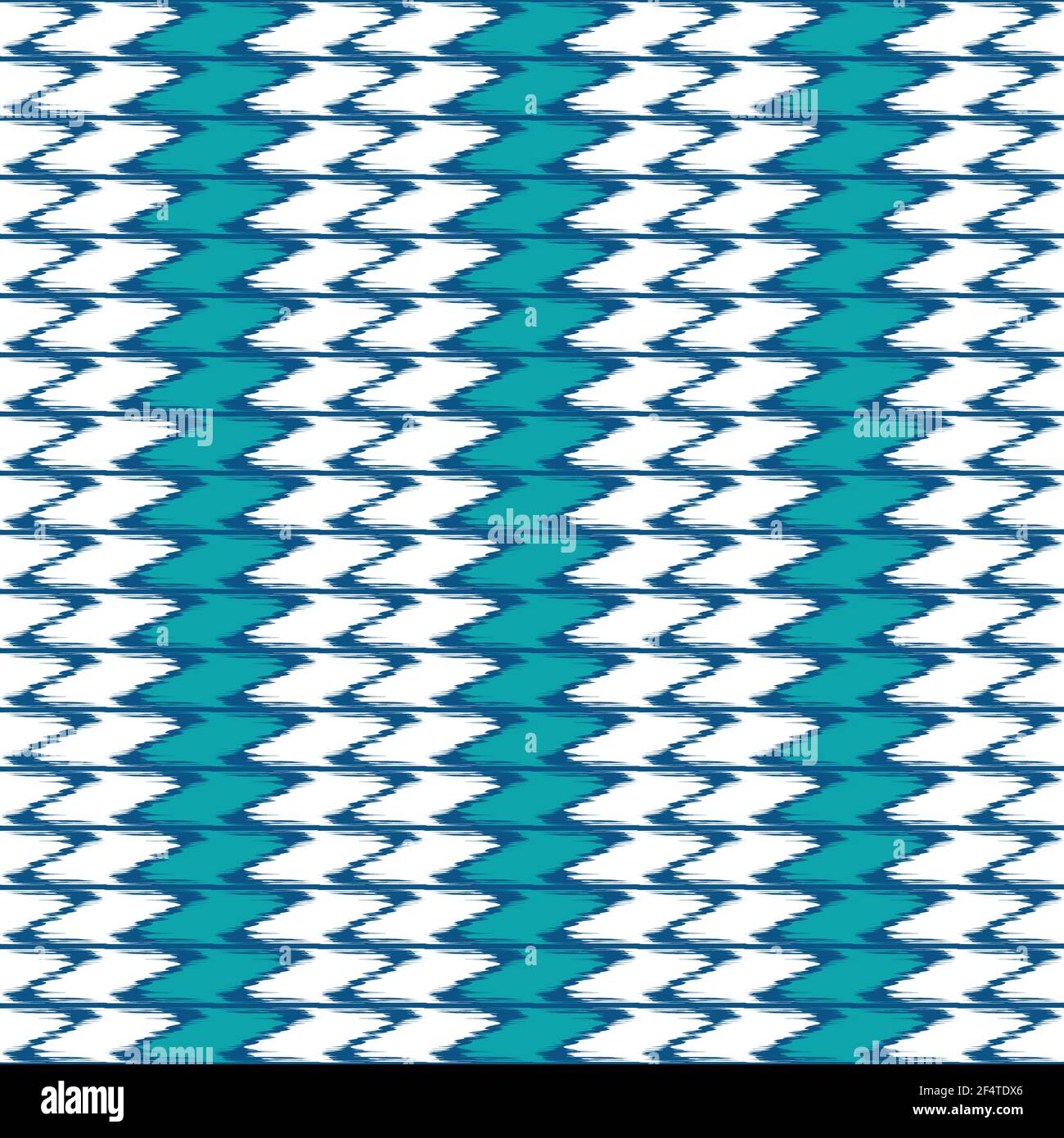 Zigzag weave knit vector seamless pattern background. Blue white stripe ...