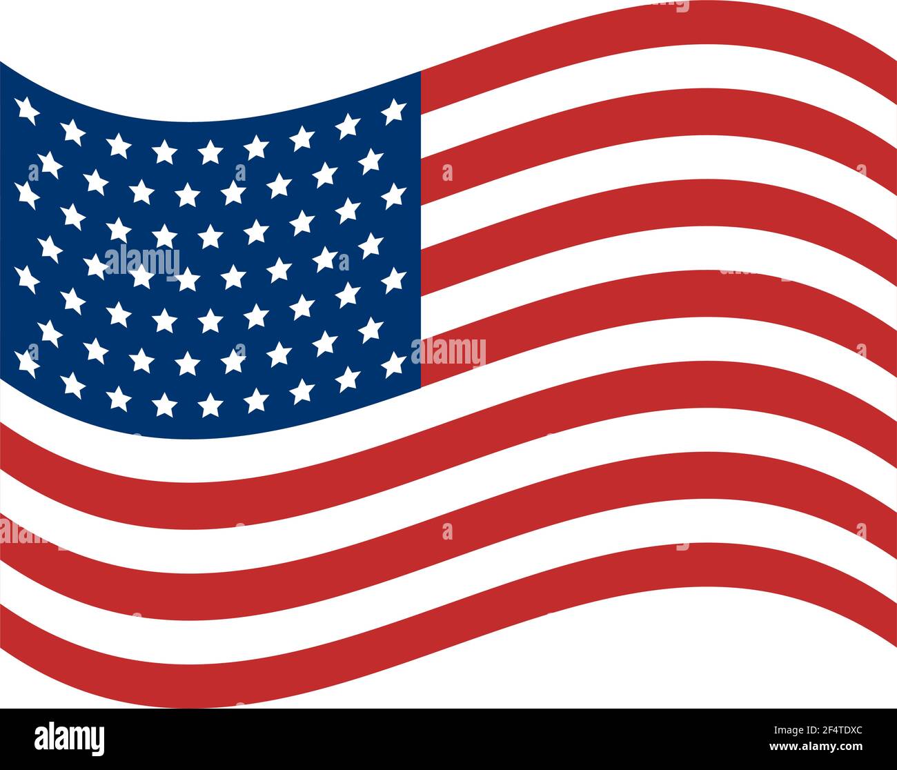 usa flag waving country icon Stock Vector Image & Art - Alamy