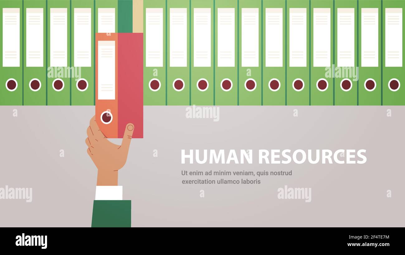 Human resources file Stock Vector Images - Alamy