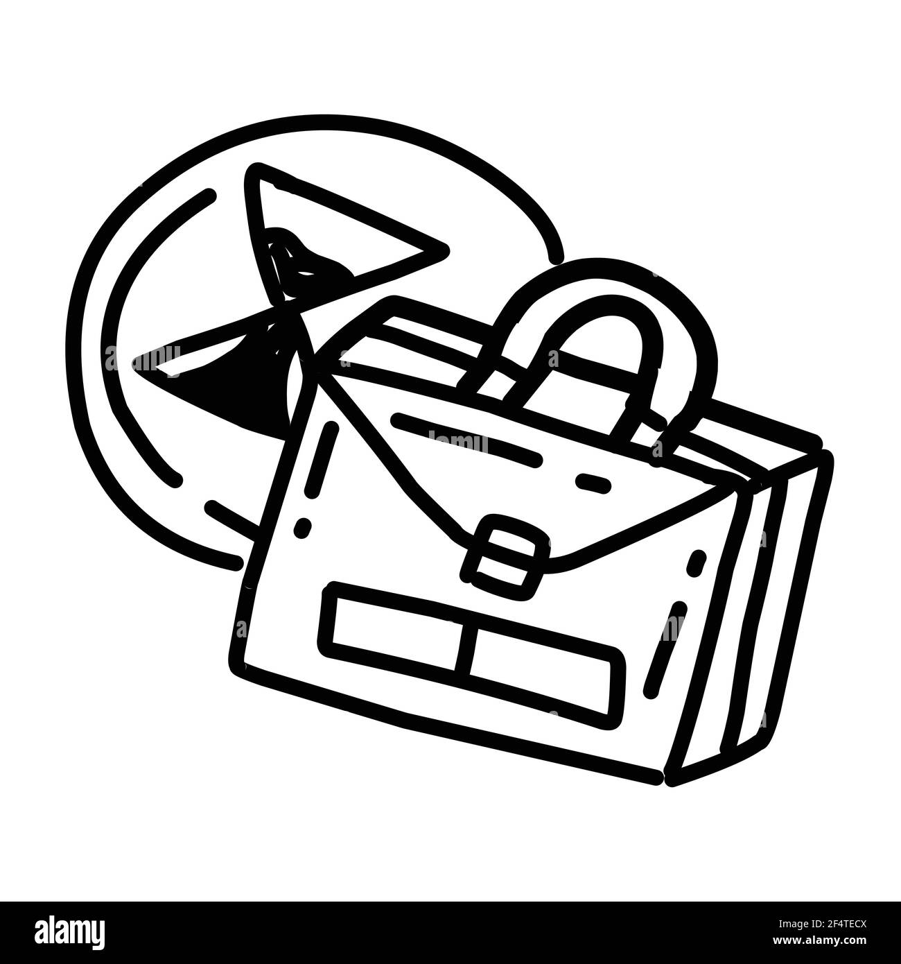 Business work hand drawn icon design, outline black, doodle icon, vector icon Stock Vector Image ...