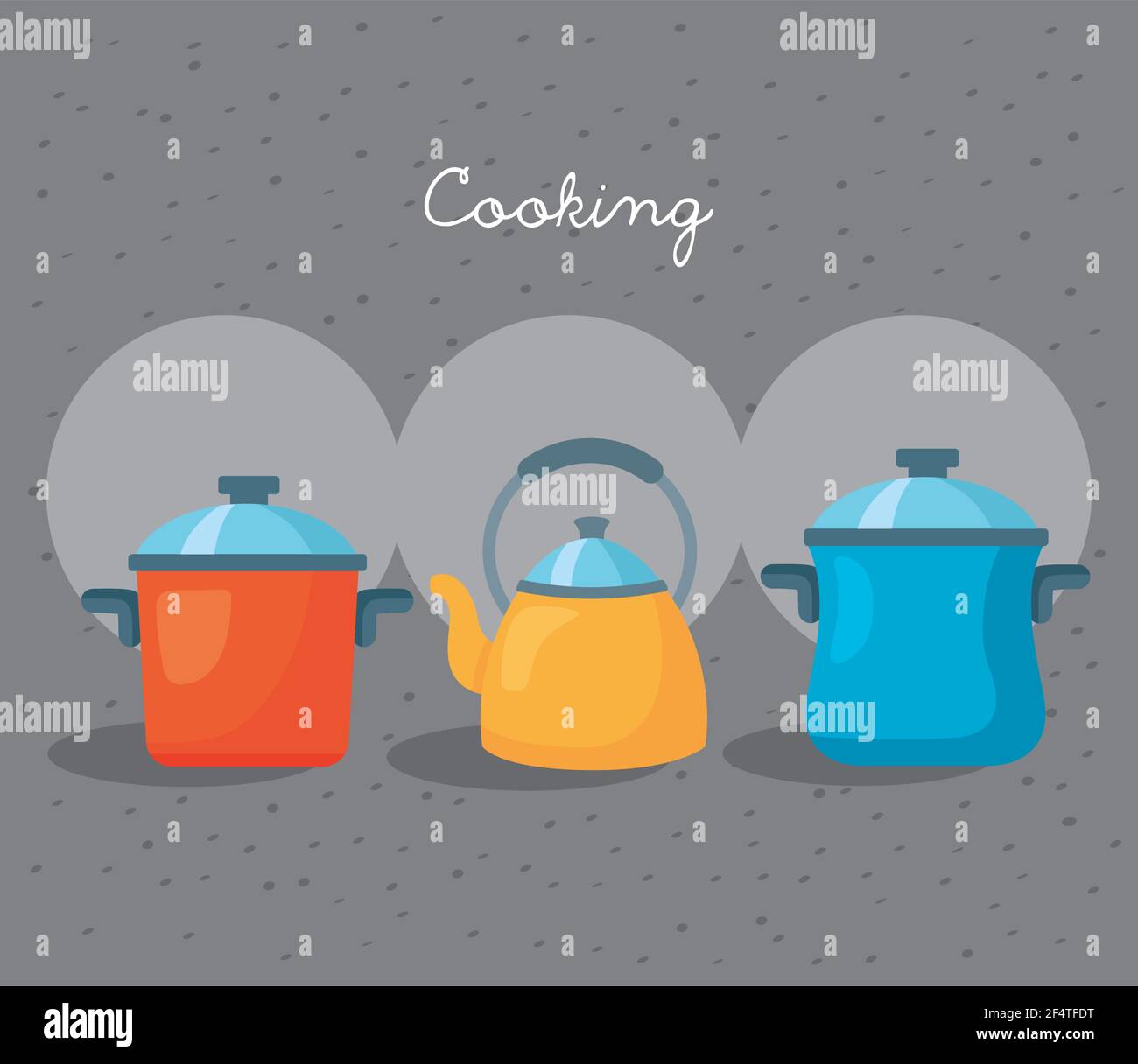 set kitchen cookware pots icons Stock Vector Image & Art - Alamy