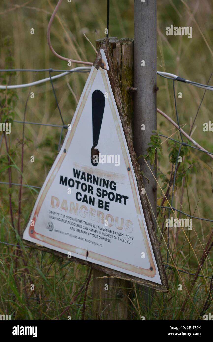 Motorsport Warning Signage - Danger - Motor Racing Sign - Information ...