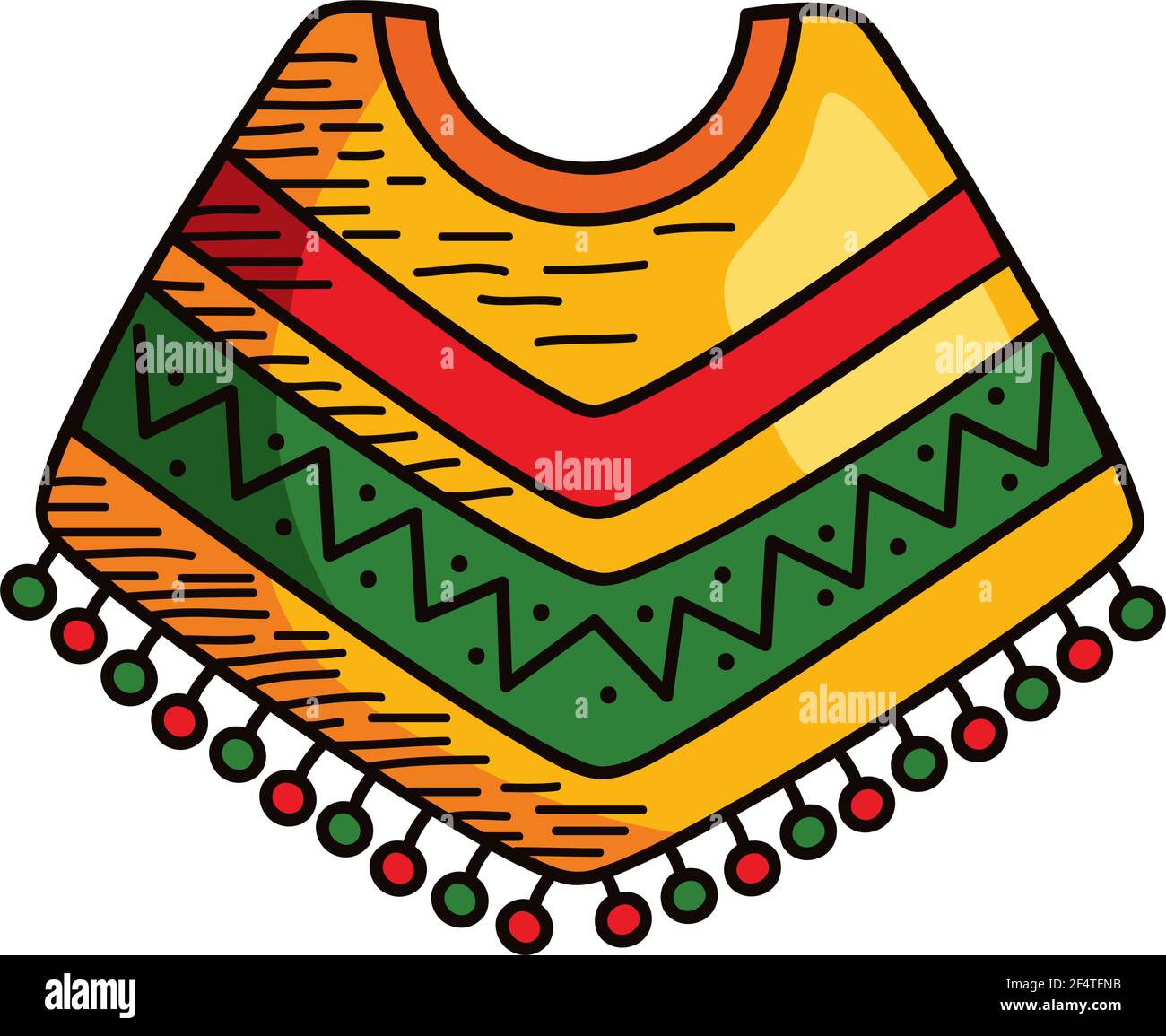 Poncho Stock Vector Images - Alamy