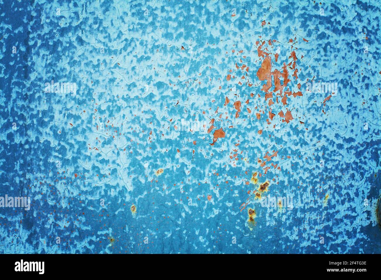Old blue background with rust spots Stock Photo - Alamy