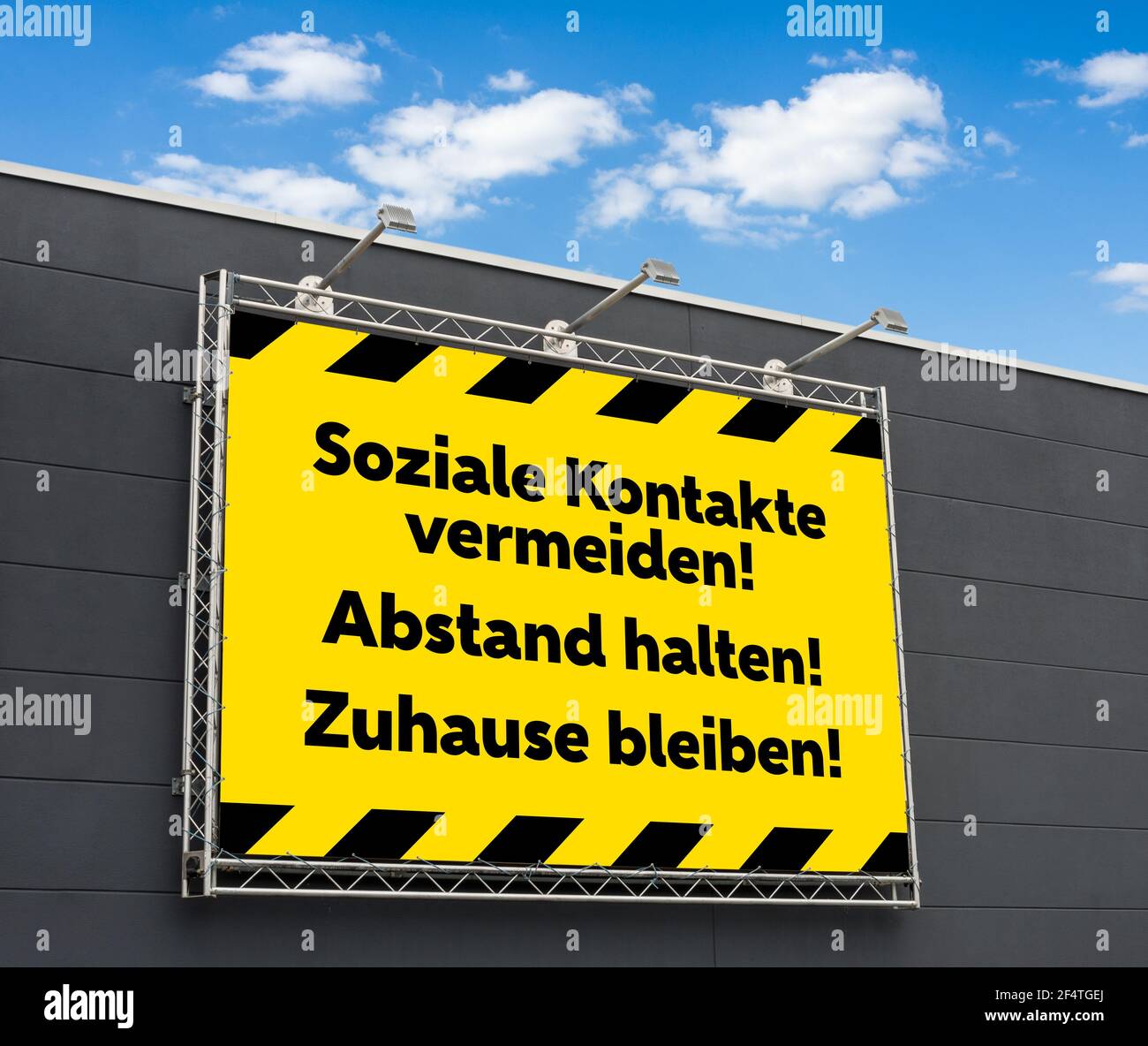 Rules of conduct in german written on a billboard Stock Photo - Alamy