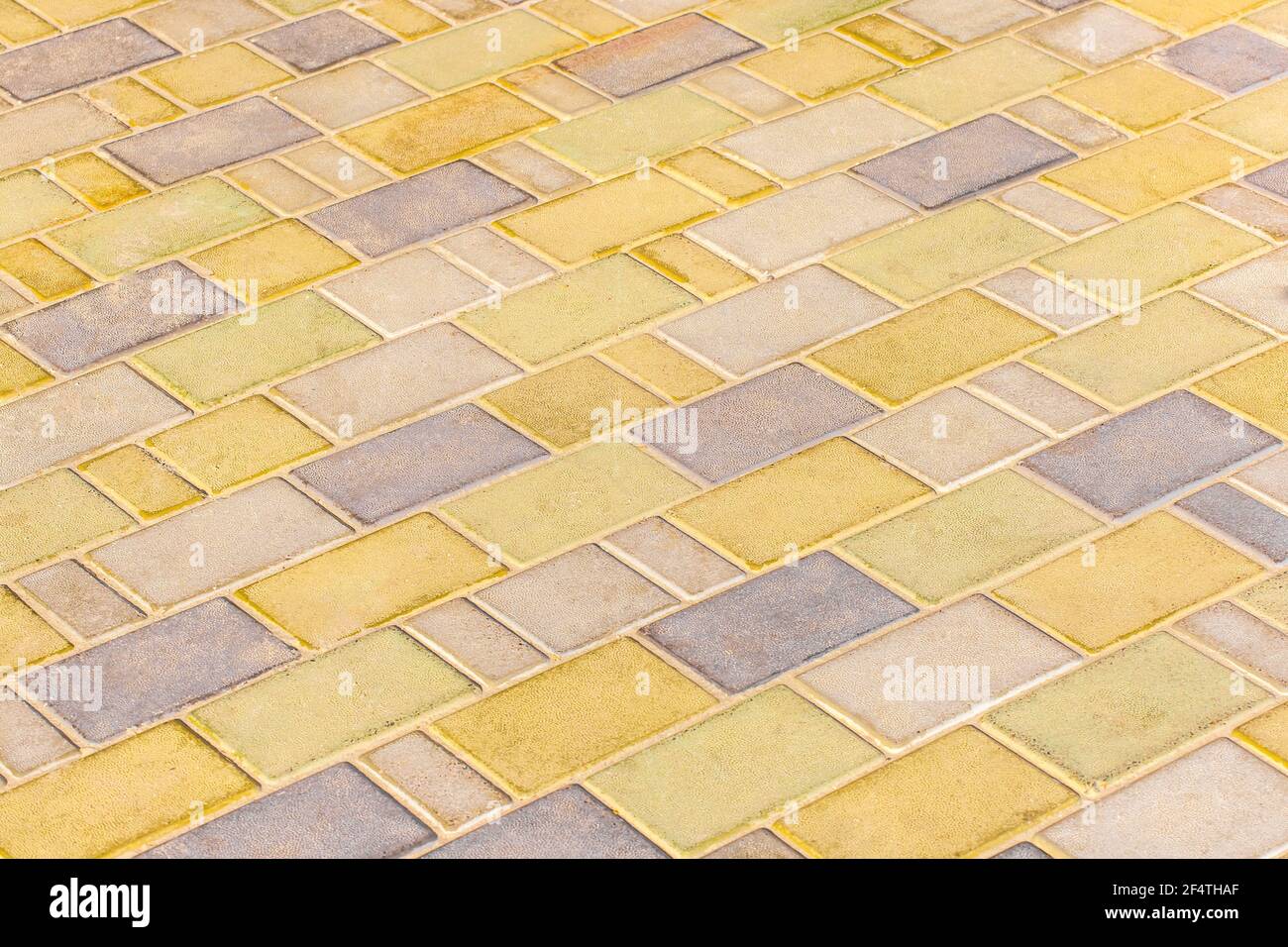 Colored light paving tile floor texture urban background Stock Photo ...