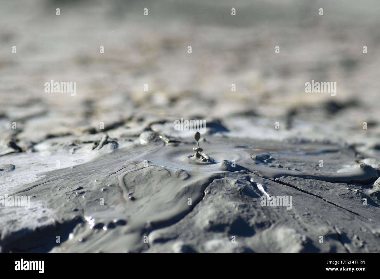 volcano eruption of clay, high quality image Stock Photo - Alamy