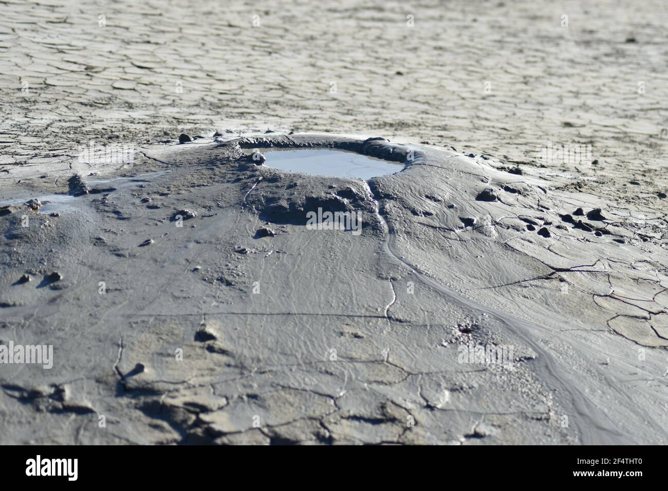 volcano eruption of clay, high quality image Stock Photo - Alamy