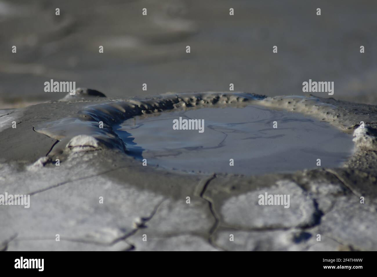 volcano eruption of clay, high quality image Stock Photo - Alamy