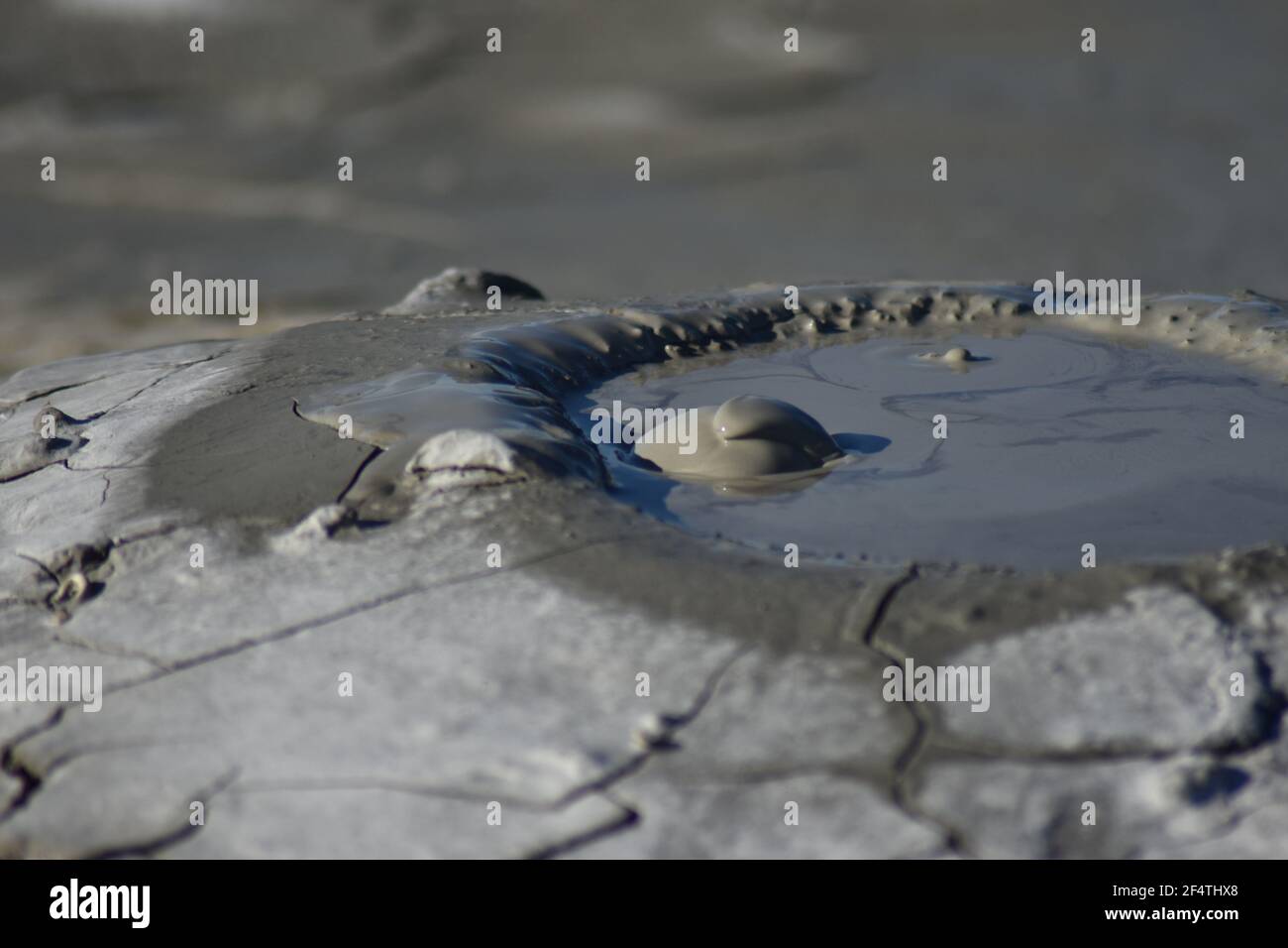 volcano eruption of clay, high quality image Stock Photo - Alamy