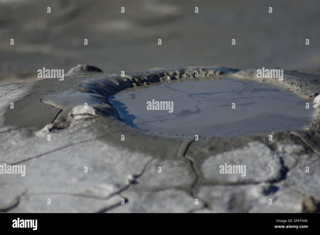 volcano eruption of clay, high quality image Stock Photo - Alamy