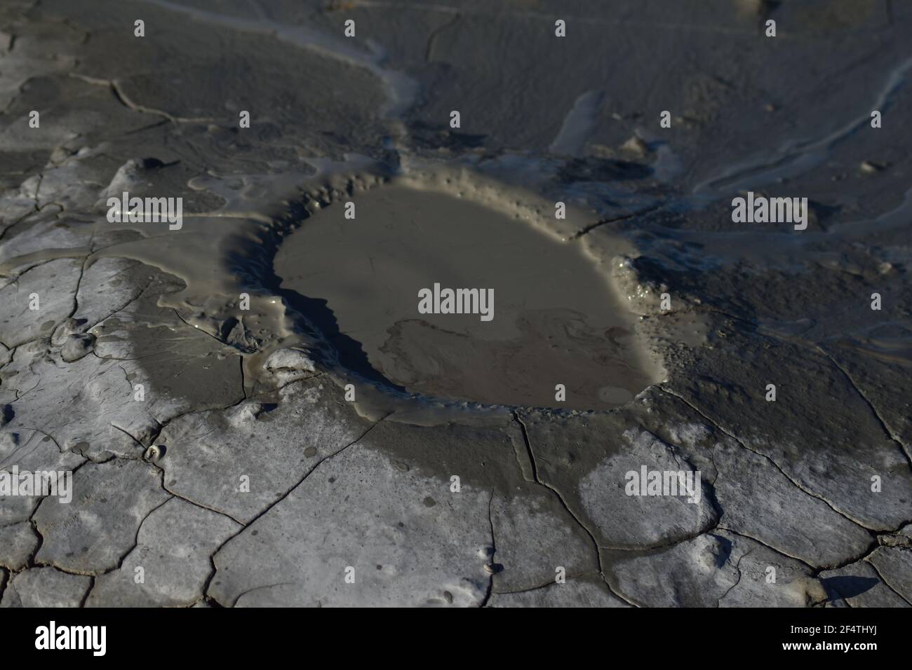 volcano eruption of clay, high quality image Stock Photo - Alamy