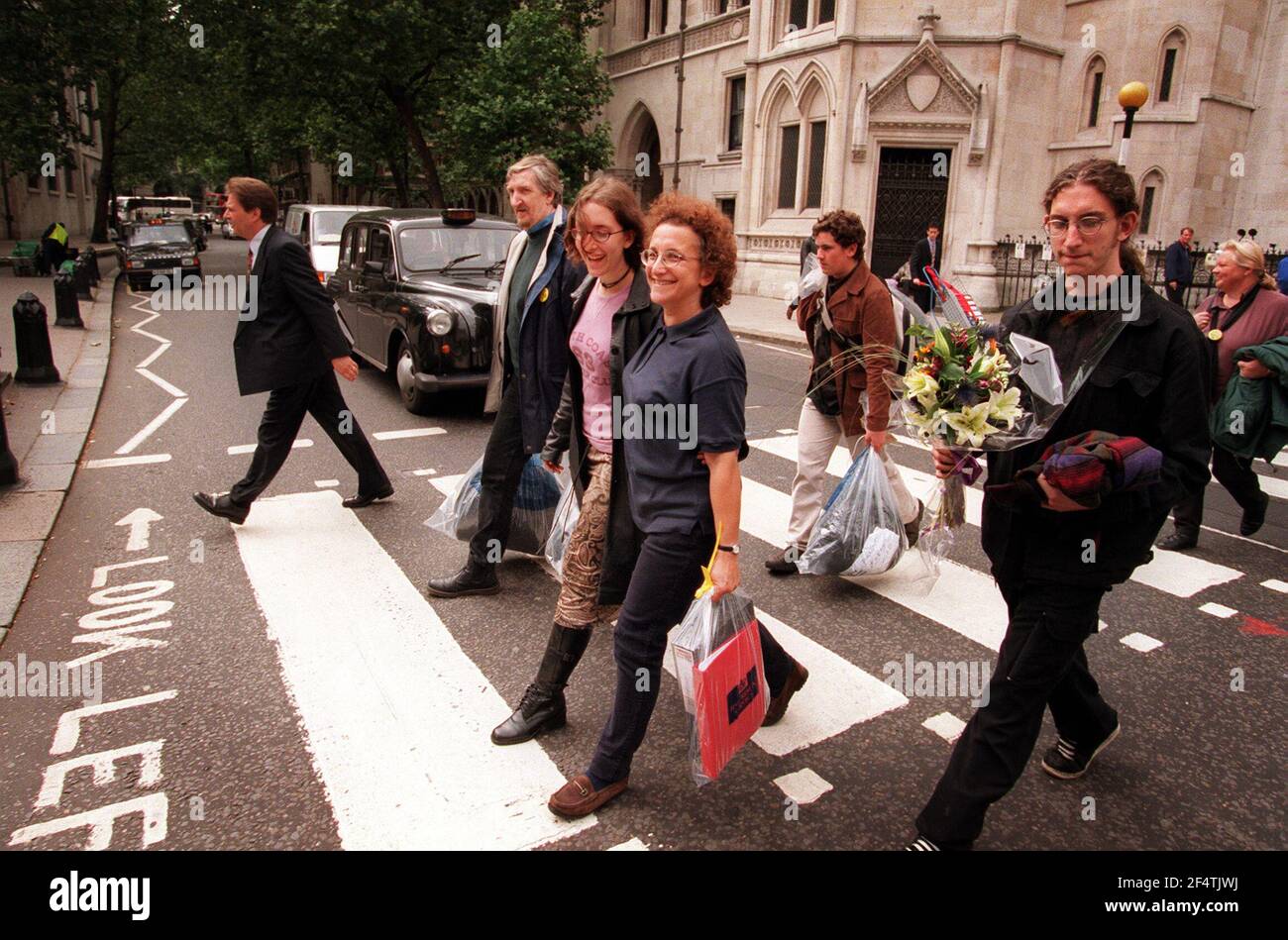 The Cambridge Two released from the The High Court with family and ...