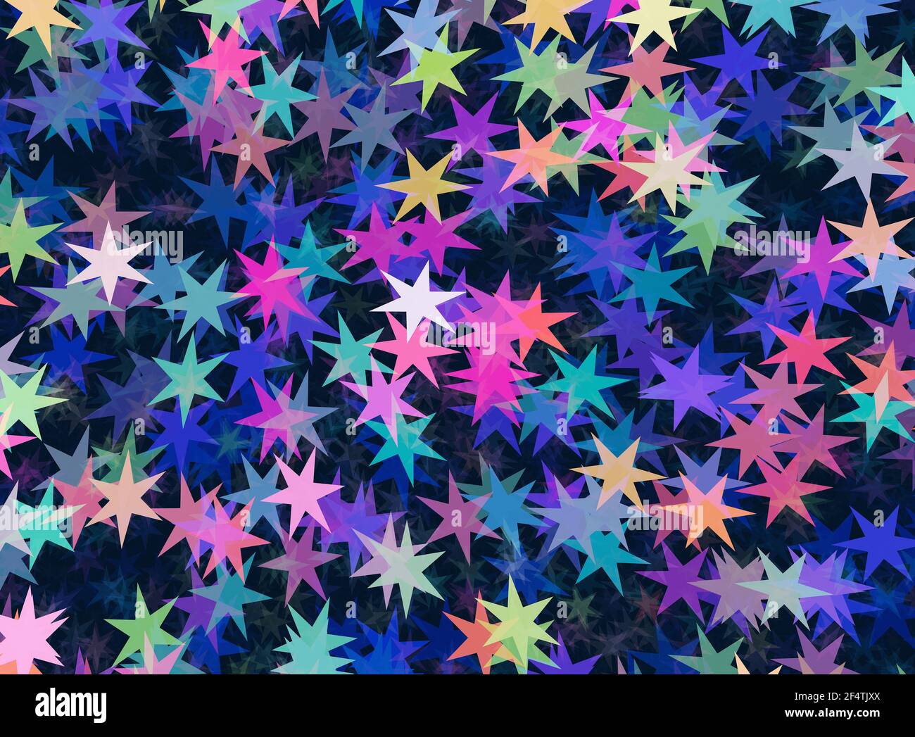 many multicolored stars backgrounds Stock Photo - Alamy