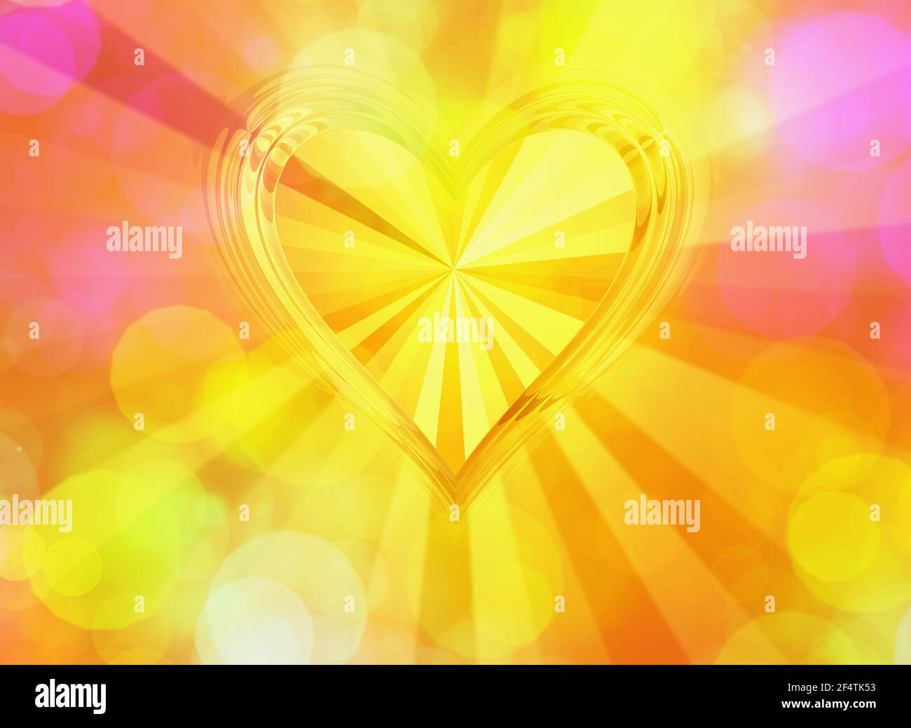 Sun Rays With Heart