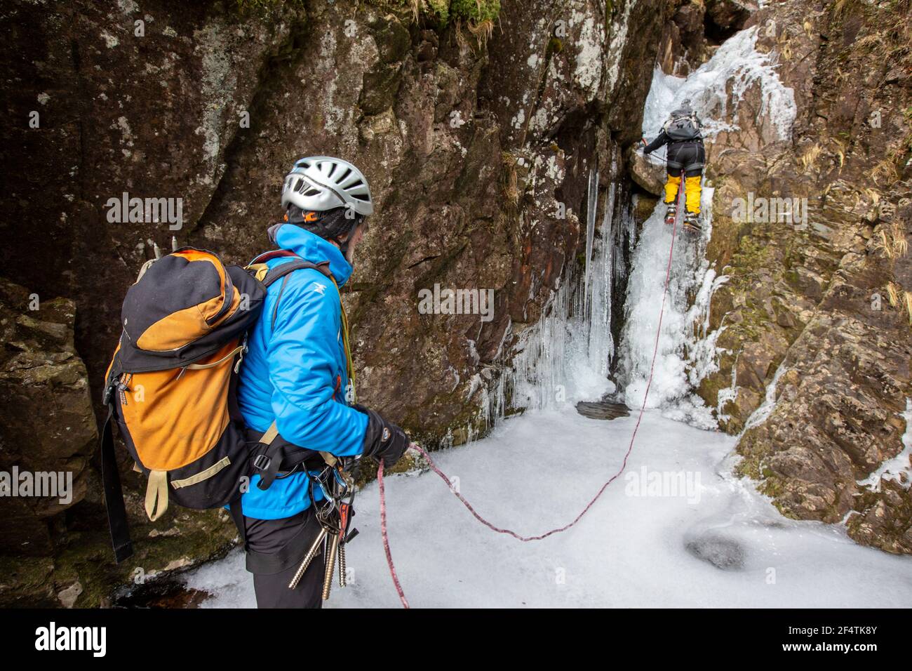 Hell gill waterfall hi-res stock photography and images - Alamy