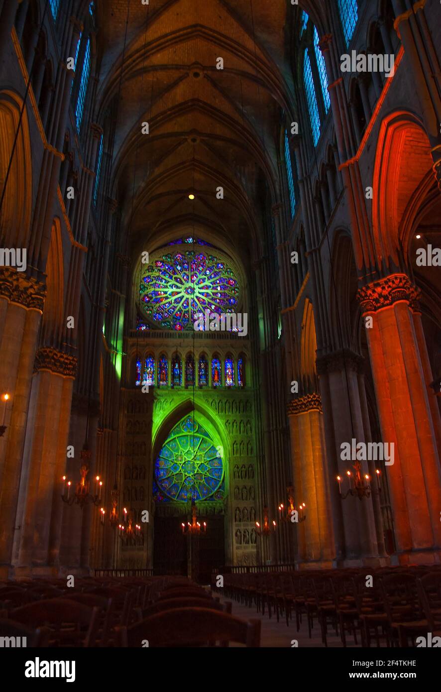 Reims Cathedral Interior Nave