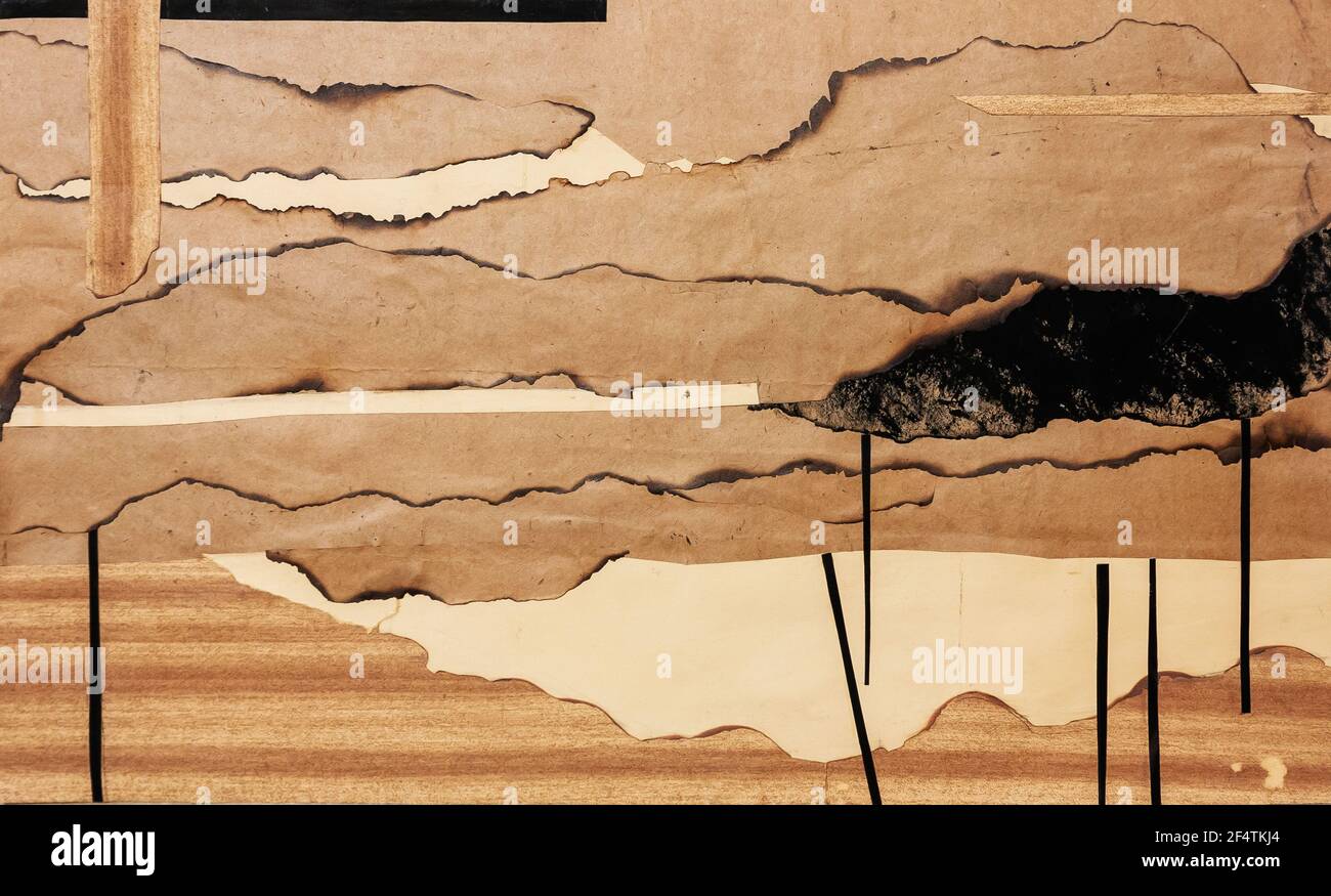 Landscape desert abstract illustration. Outdoor adventure graphic ...