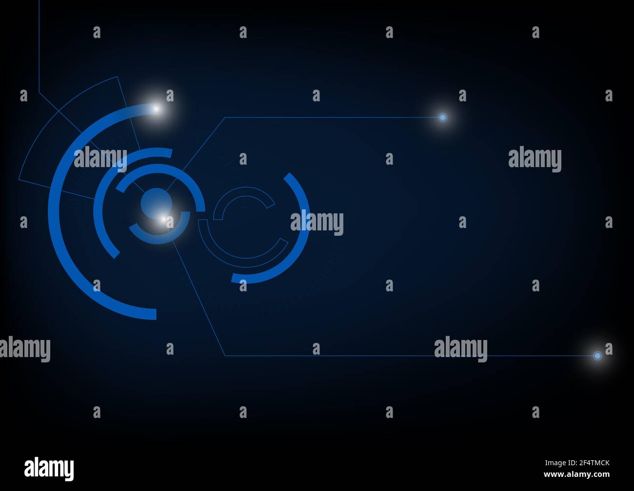 Electronic circle hi-tech design for presentation template Stock Photo ...