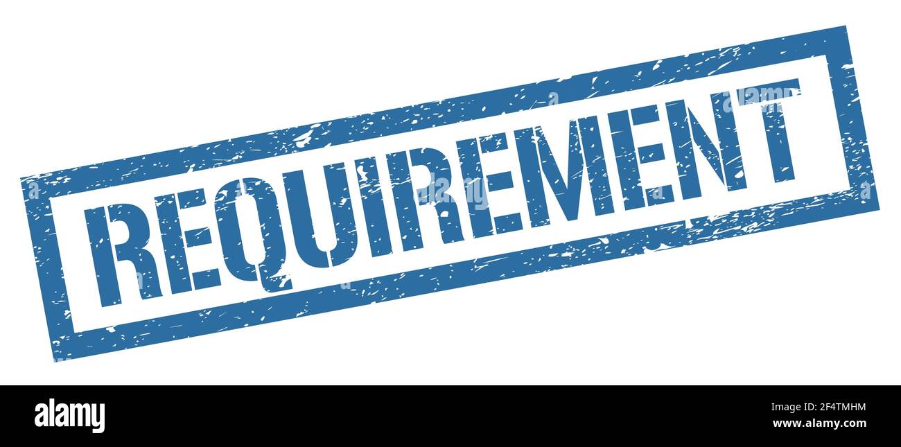 Sign requirement Cut Out Stock Images & Pictures - Alamy