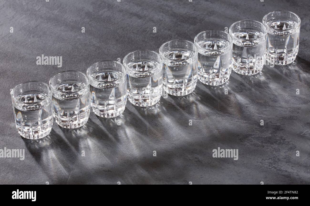 Eight glasses of water a day Stock Photo - Alamy