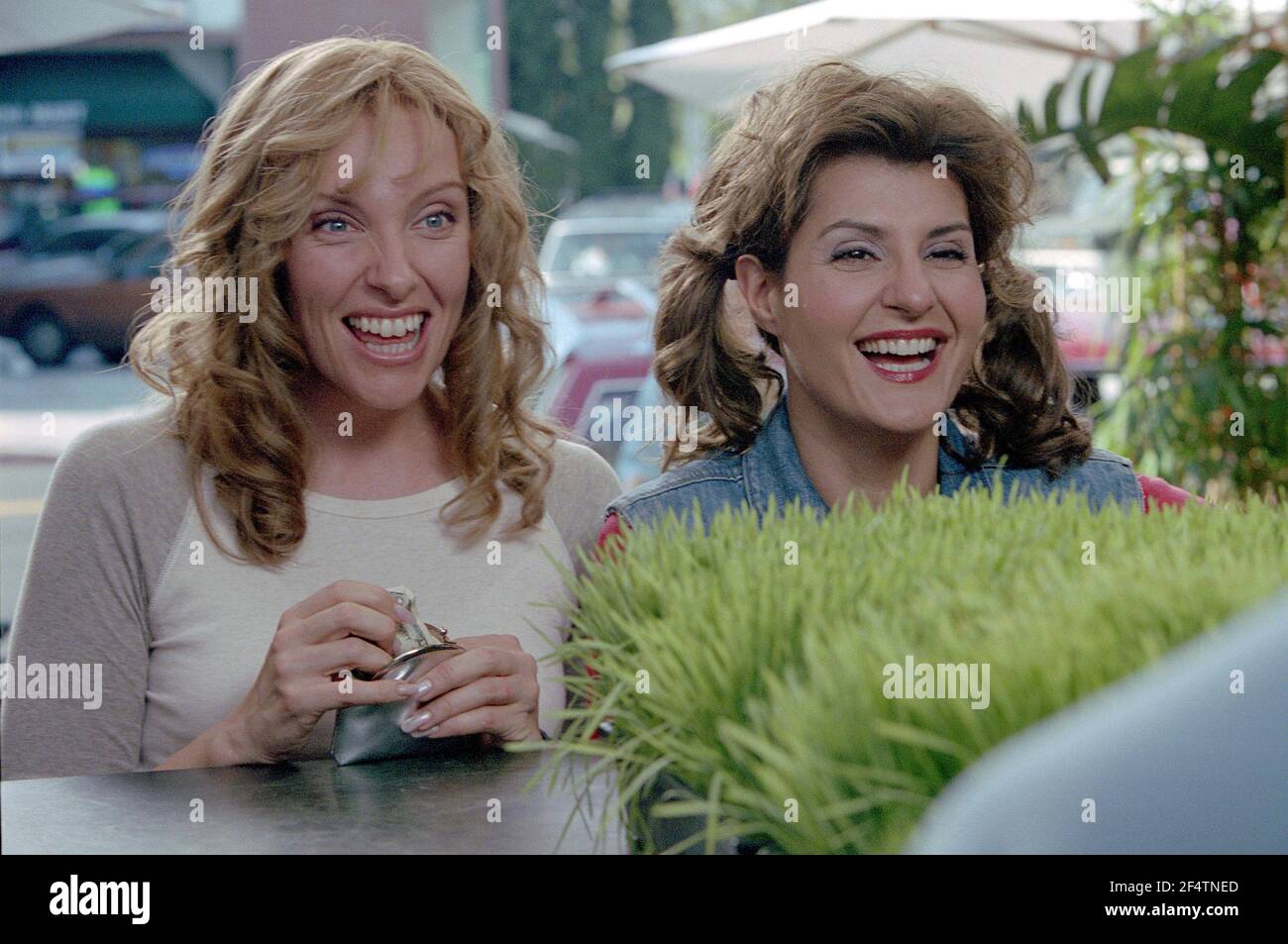 TONI COLLETTE and NIA VARDALOS in CONNIE AND CARLA (2004), directed by ...