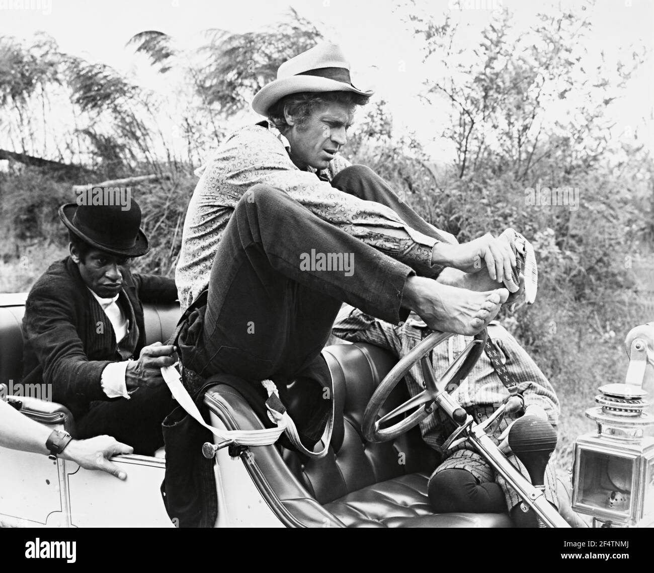 STEVE MCQUEEN and RUPERT CROSSE in THE REIVERS (1969), directed by MARK ...