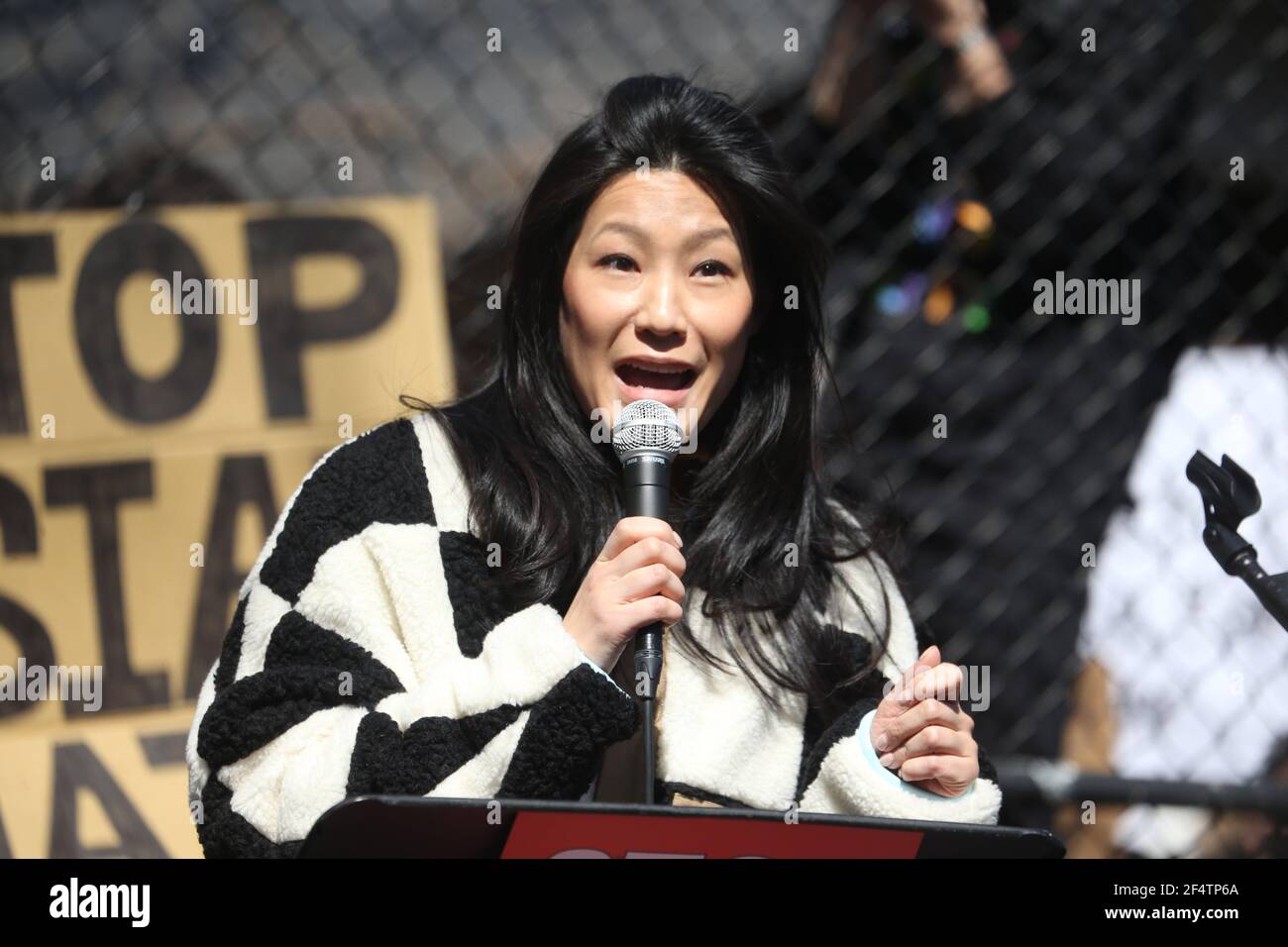 March 21, 2021, New York, NY, USA: March 19, 2021 : The Rally Against ...