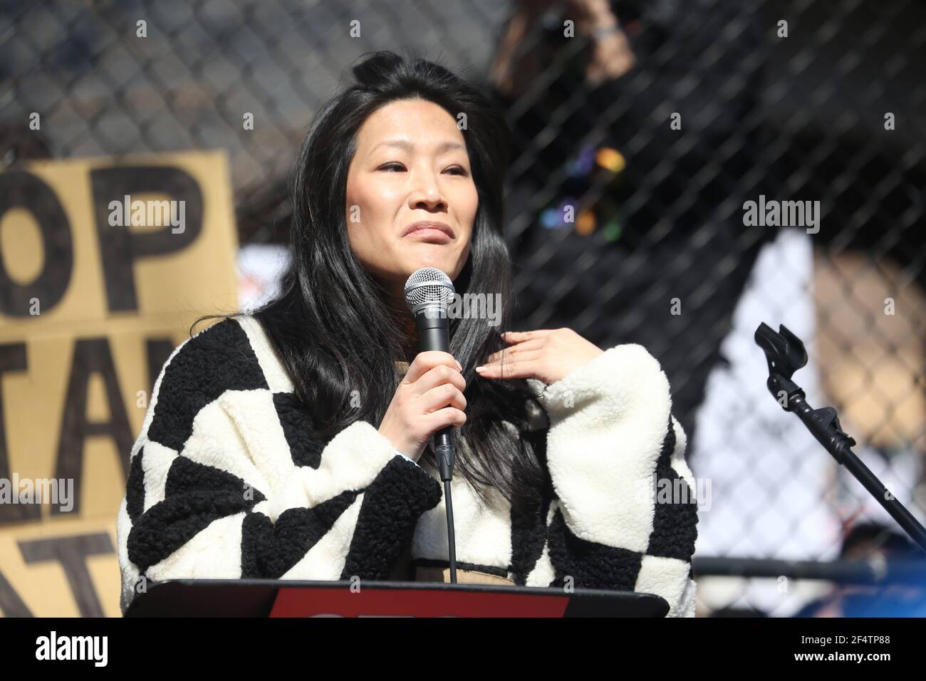 March 21, 2021, New York, NY, USA: March 19, 2021 : The Rally Against ...