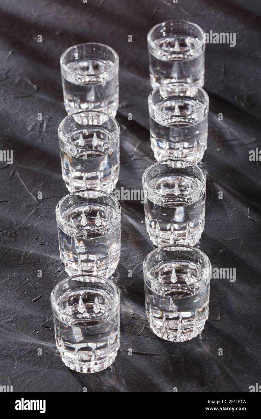 Eight glasses of water a day Stock Photo - Alamy
