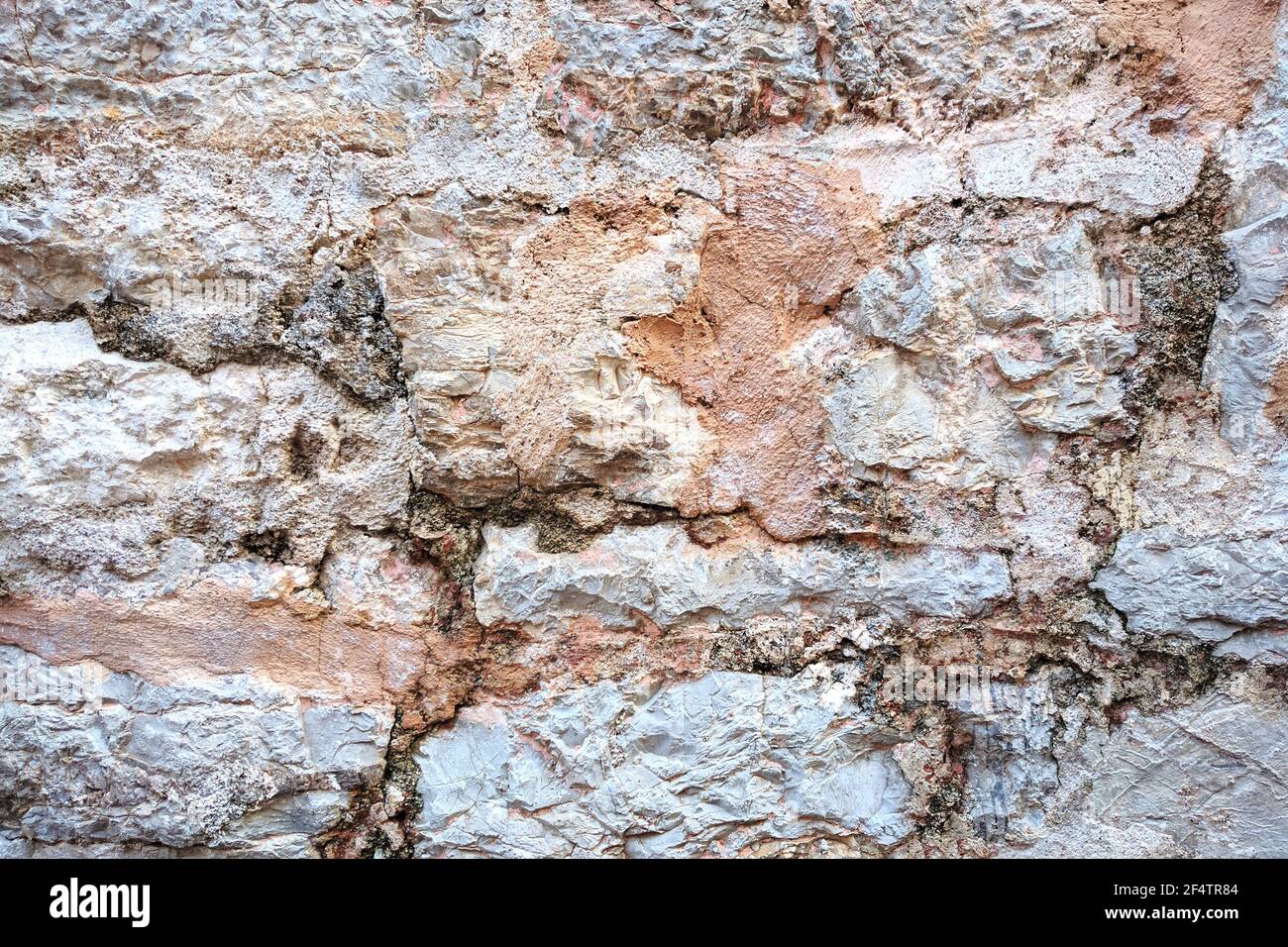 Light gray old block wall texture hi-res stock photography and images ...