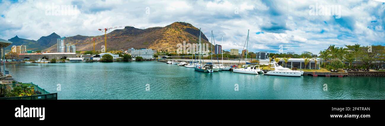 Mauritius port louis skyline hi-res stock photography and images - Alamy
