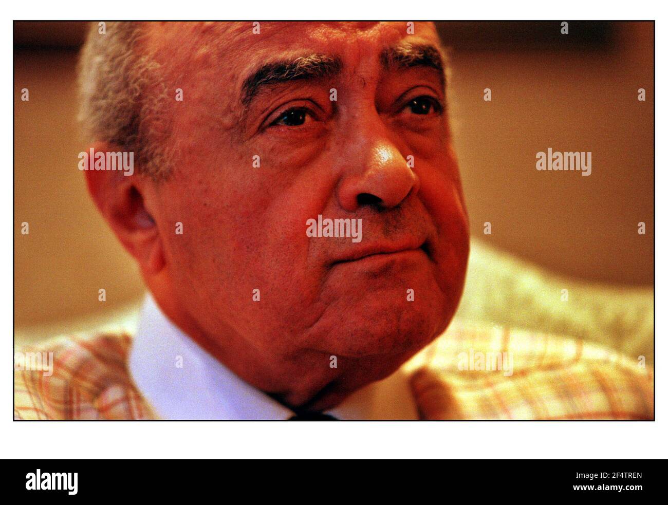 Mohamed Al Fayed January 2000 Stock Photo - Alamy