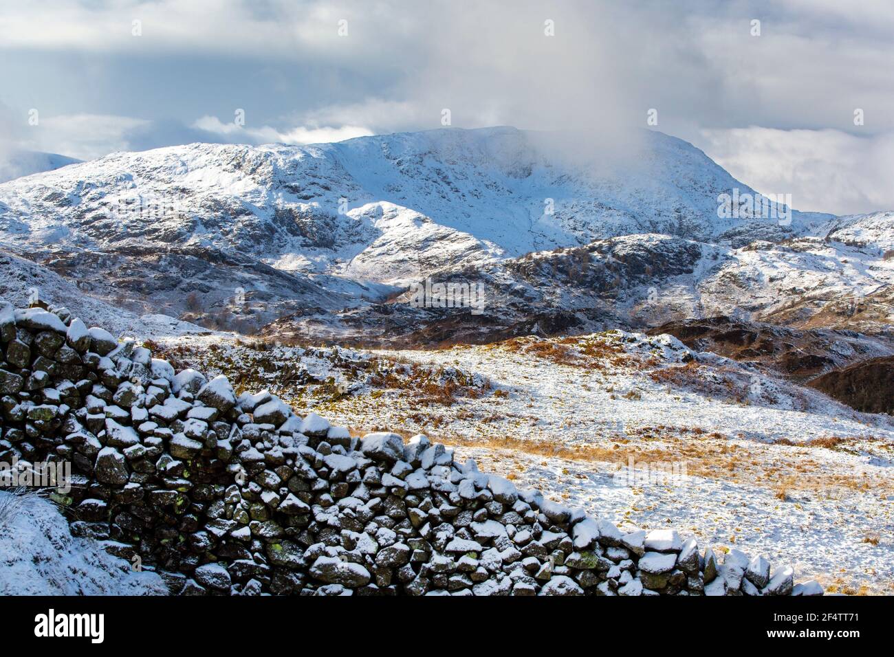 Wetherlam from Black Fell, Lake District, UK Stock Photo - Alamy