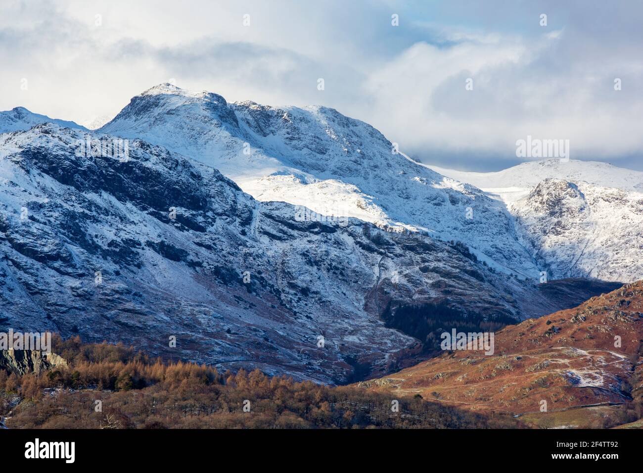 Bow Fell from Black Fell, Lake District, UK Stock Photo - Alamy